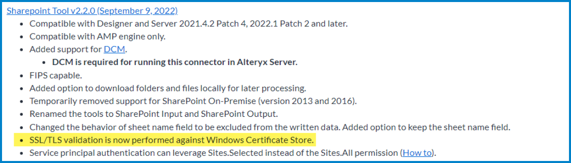 Adding Certificates for newer Python-based connectors + Server API tool