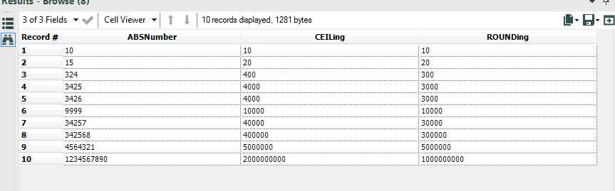 Rounding in Alteryx Designer