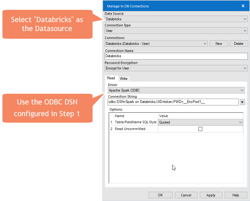 How To: Configure a Databricks Connection - Spark on Databricks non-DCM ...