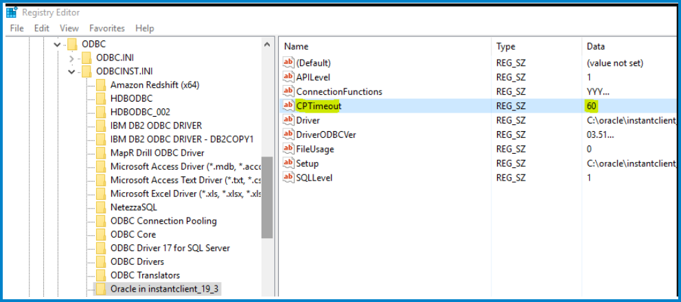 Oracle Odbc Connection Fails With Error [im004] [microsoft][odbc Driver Manager] Drivers