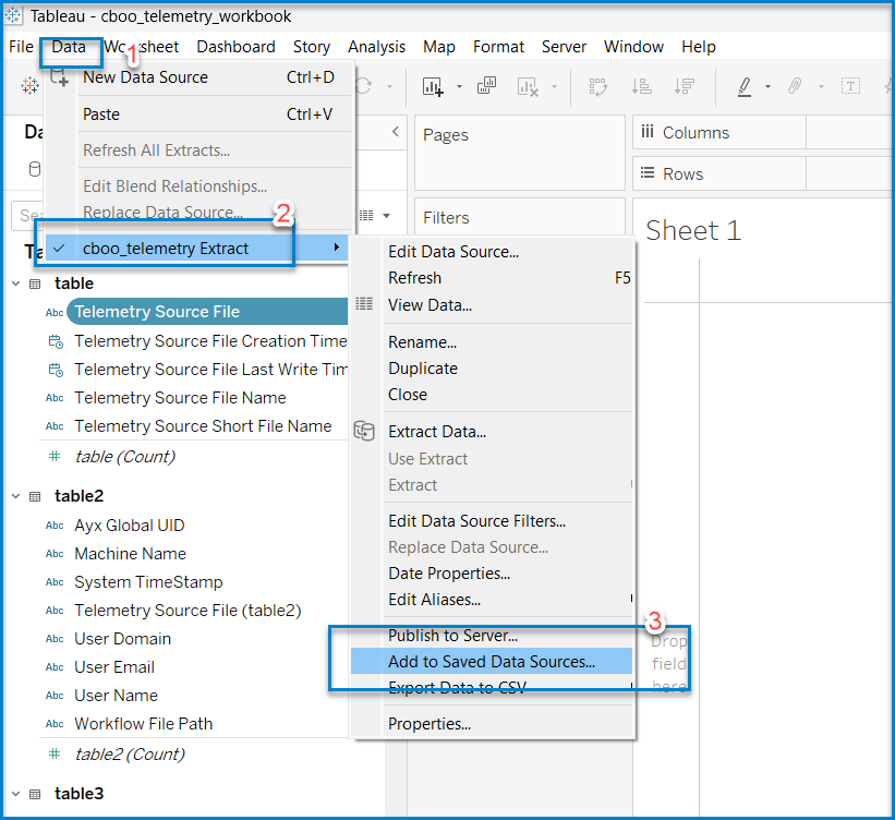 How to create Tableau TDS file to be used in Tableau Output Tool?