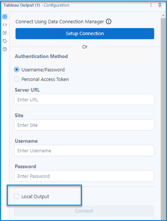 How to create Tableau TDS file to be used in Tableau Output Tool?