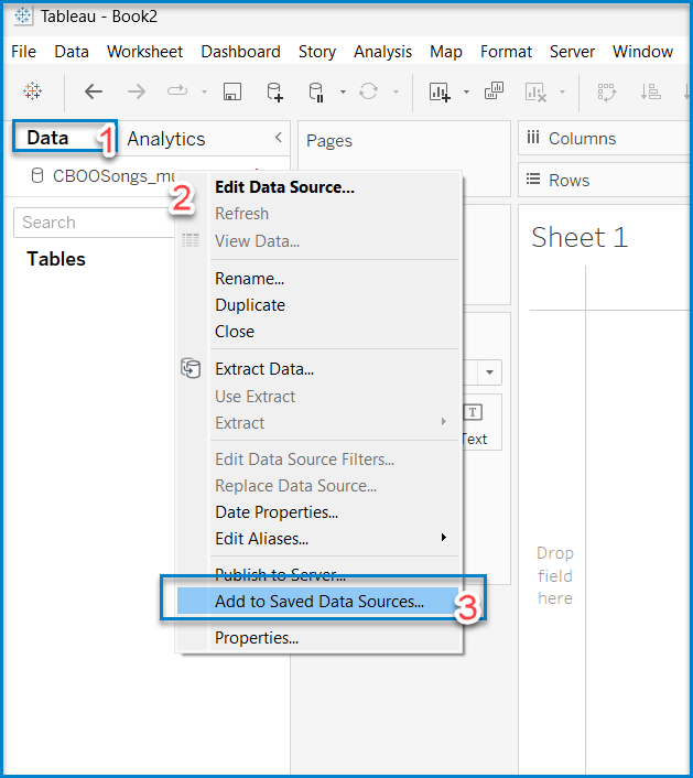 How to create Tableau TDS file to be used in Tableau Output Tool?