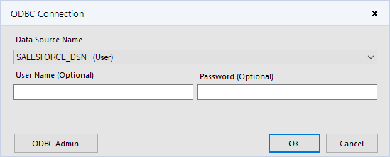 How to set up Salesforce ODBC connection