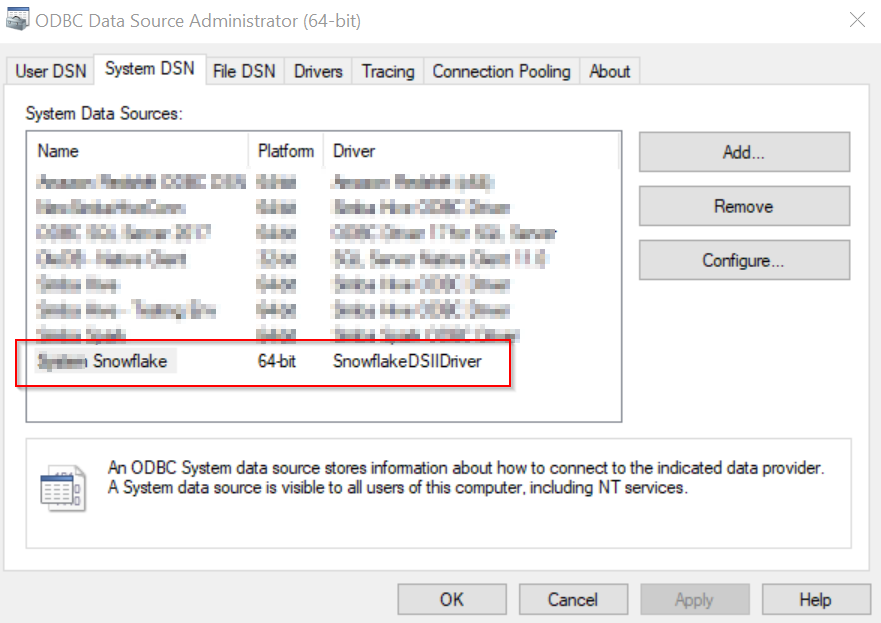 Error: "Input Data (1): Error SQLExecute: No active warehouse selected ...