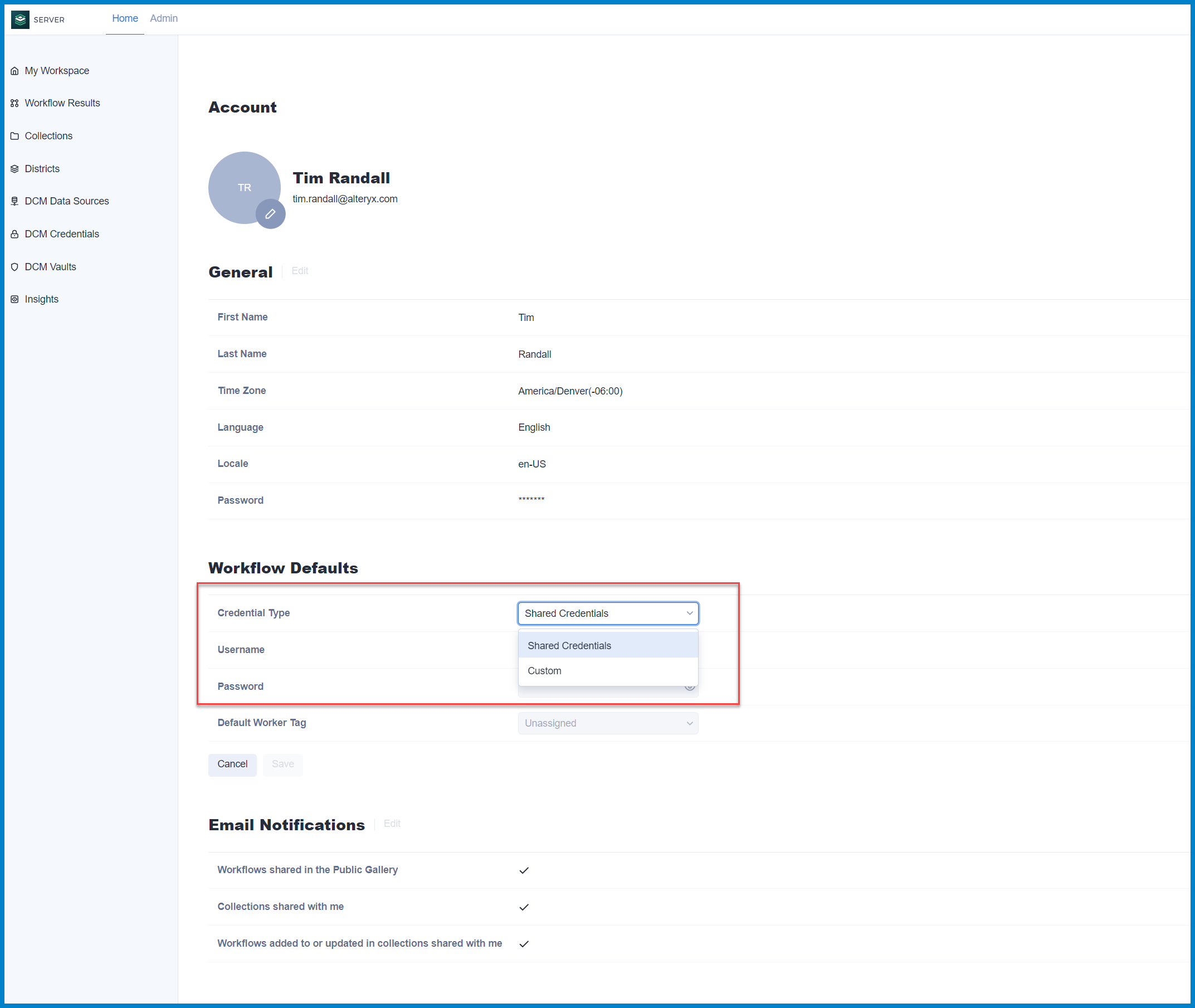 How Workflow Credentials Work on a Gallery